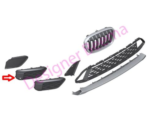 (51117453984) Sport Line Side Grille Open - Right | Designer Beema