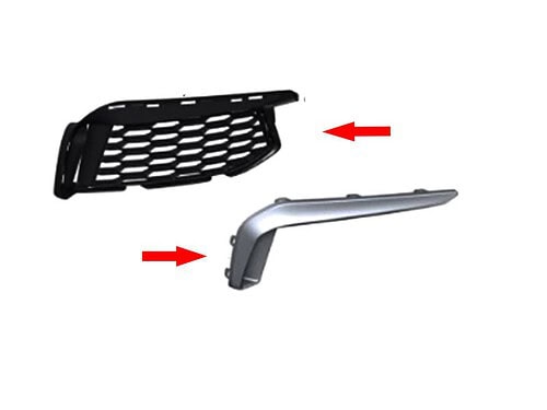 Genuine BMW (51118064980KT) Grille Set - Right | Designer Beema